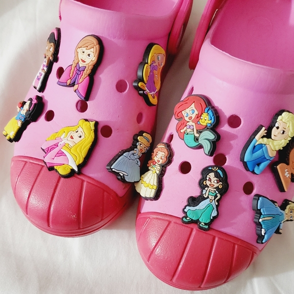Shoes | Crocs Princess Jibbitz Charms Set 2 Pcs New Mermaid Belle ...
